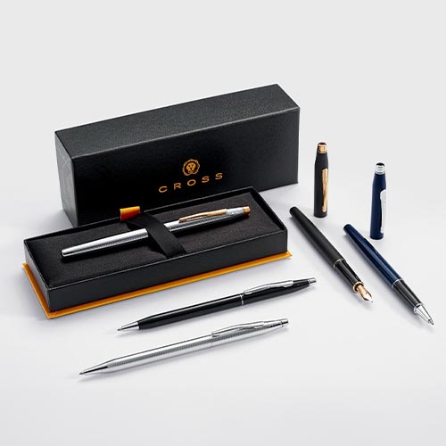 A. T. Cross Pens, complete range in stock