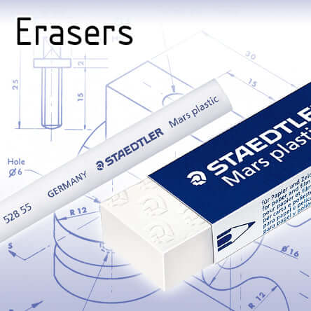 Erasers for Technical Drawing - no-nonsense and functional
