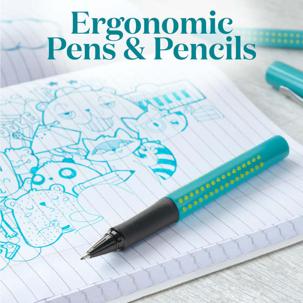 Ergonomic Pens & Pencils - comfortable, less tiring, writing