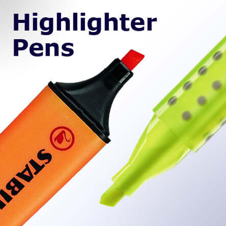 Highlighter Pens - markers, dry pencil-style and more!