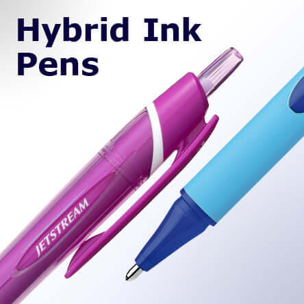 Hybrid Ink Pens - the best of ballpoint and rollerball pens