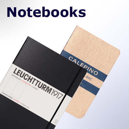 Notebooks - with colour, cover and size options
