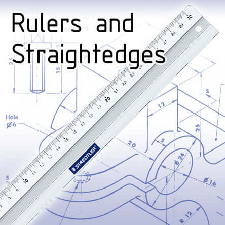 Rulers for Technical Drawing - smooth-edged and accurate