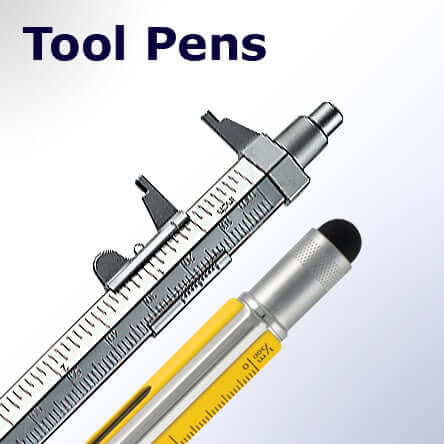 Tool Pens - pens with rulers, gauges and scales