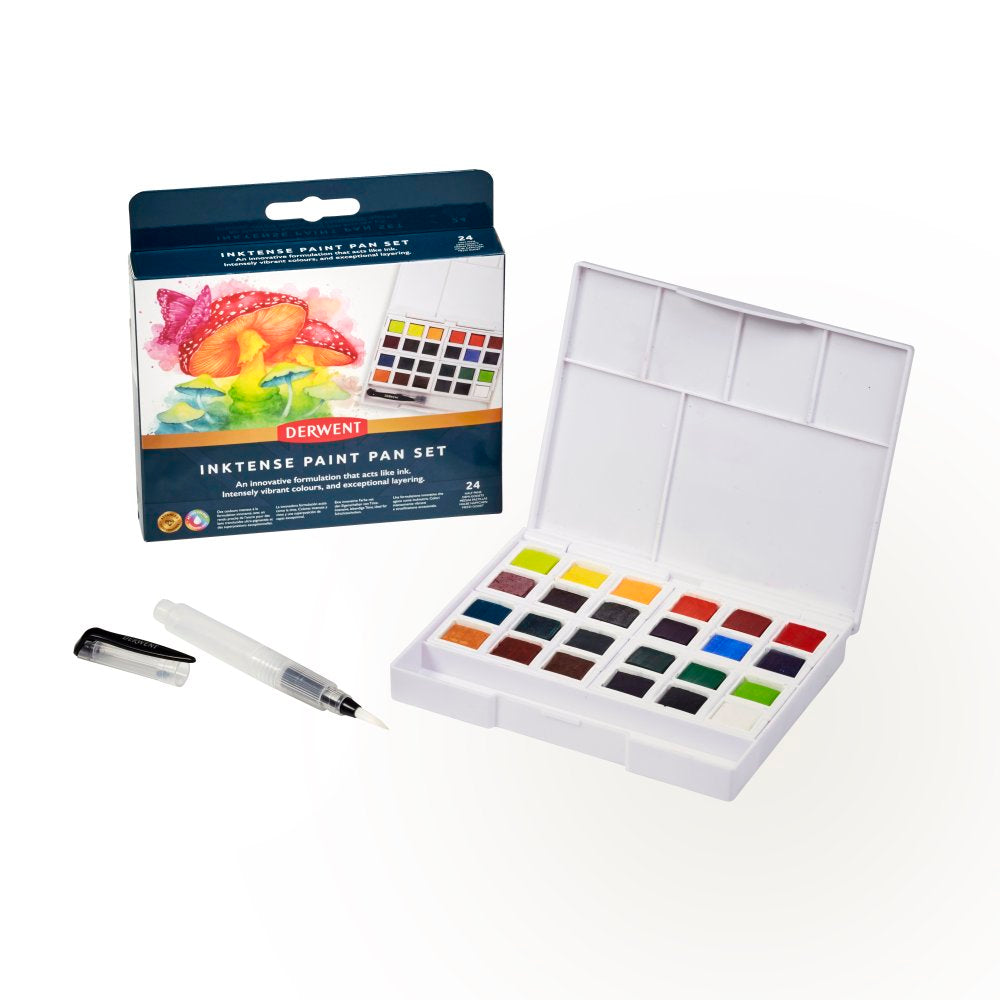Derwent Inktense Paint Pan Set of 24