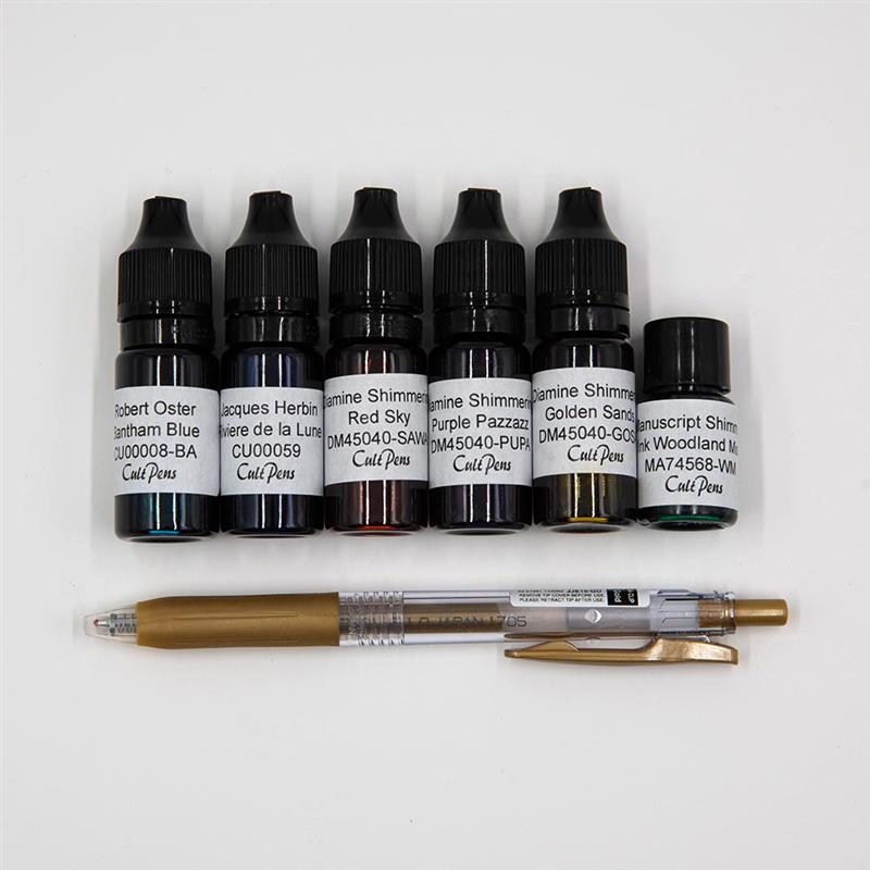 Ink Sampler Box: Sparkle and Shimmer