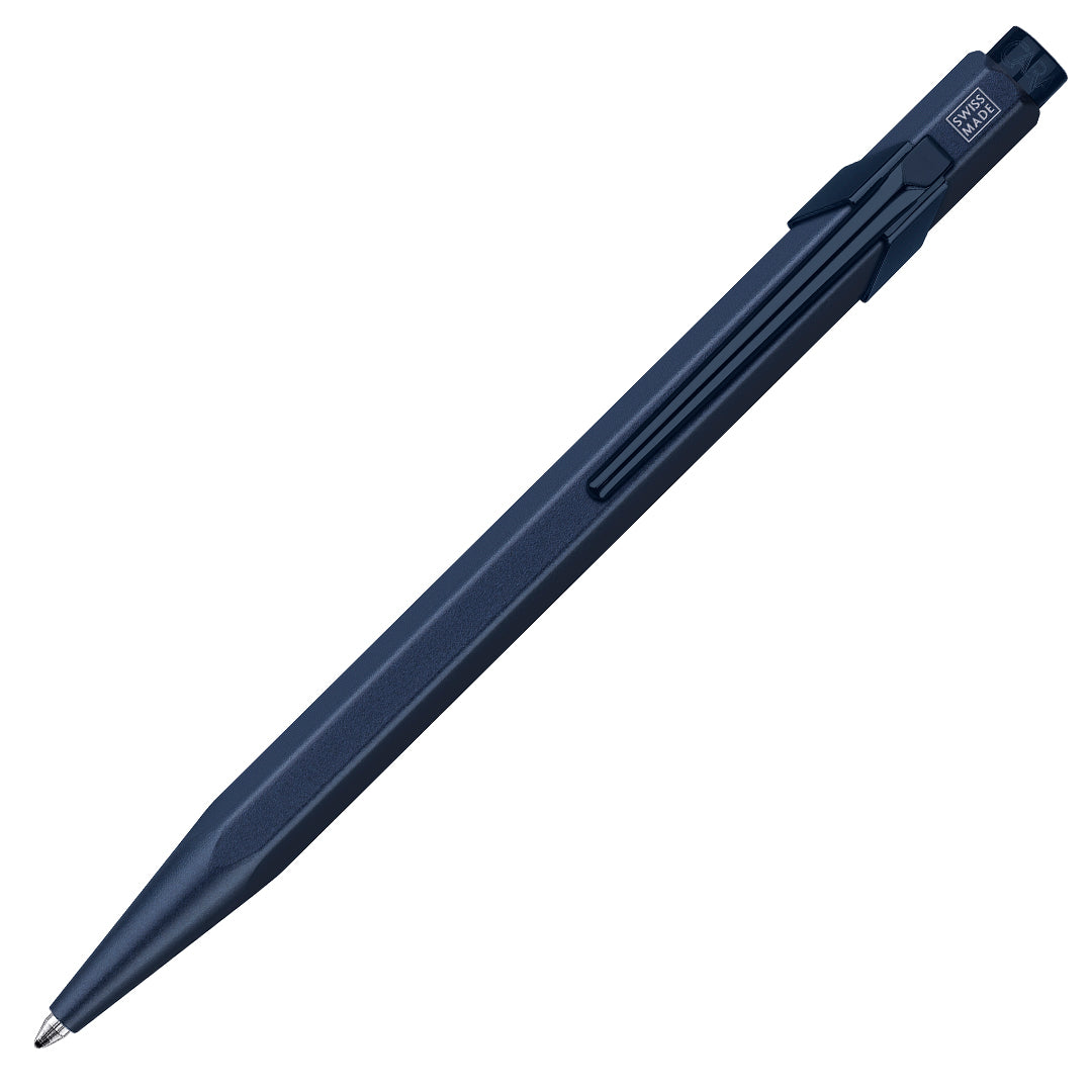Caran d'Ache 849 Ballpoint Pen Nespresso Edition 6 Kazaar Satin Blue