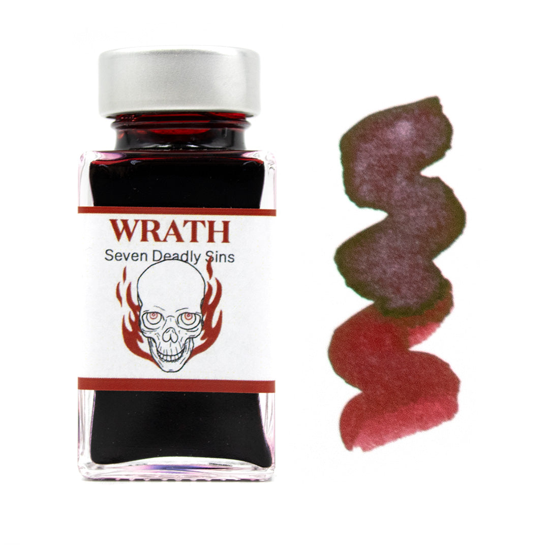 Cult Pens Exclusive 7 Deadly Sins Fountain Pen Ink by Diamine 50ml