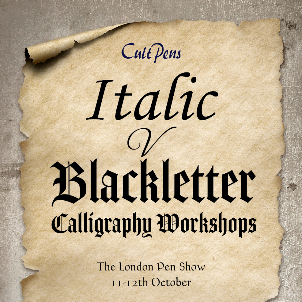 Cult Pens Exclusive Pen Show Calligraphy Kit & Workshop October 2025