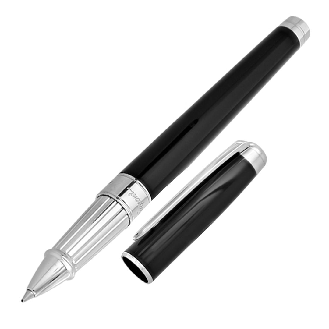 S.T. Dupont Line D Eternity Rollerball Pen Black Silver