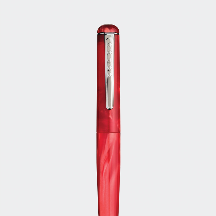 Tom Hessin Charles Collection Fountain Pen Exhibition Red