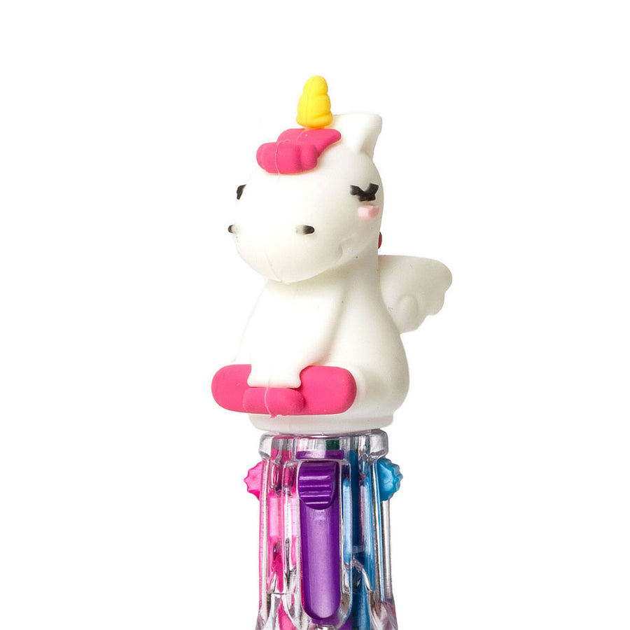 Legami Mini Magic Rainbow 4-colour Ballpoint Pen Unicorn