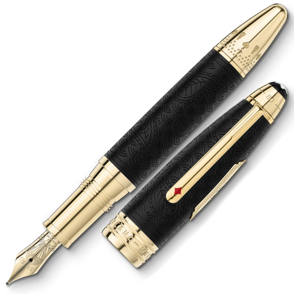 Montblanc Meisterstuck Solitaire LeGrand Fountain Pen Around the World