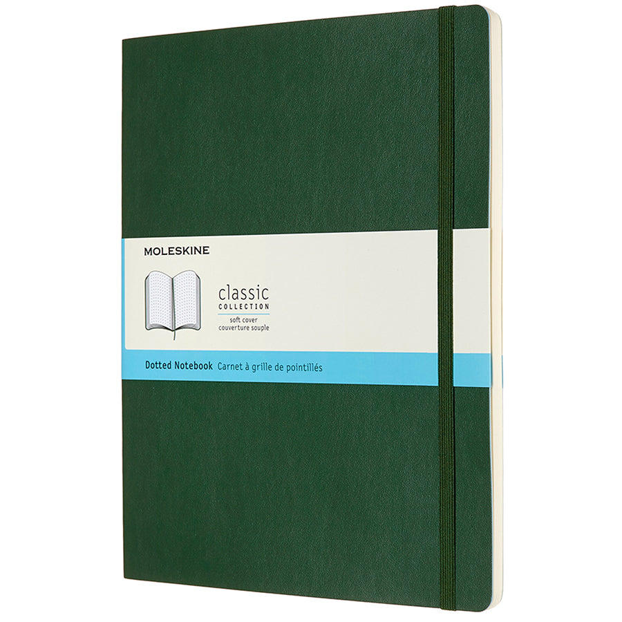 Moleskine Soft Cover Extra Large Notebook 190x250 Myrtle Green