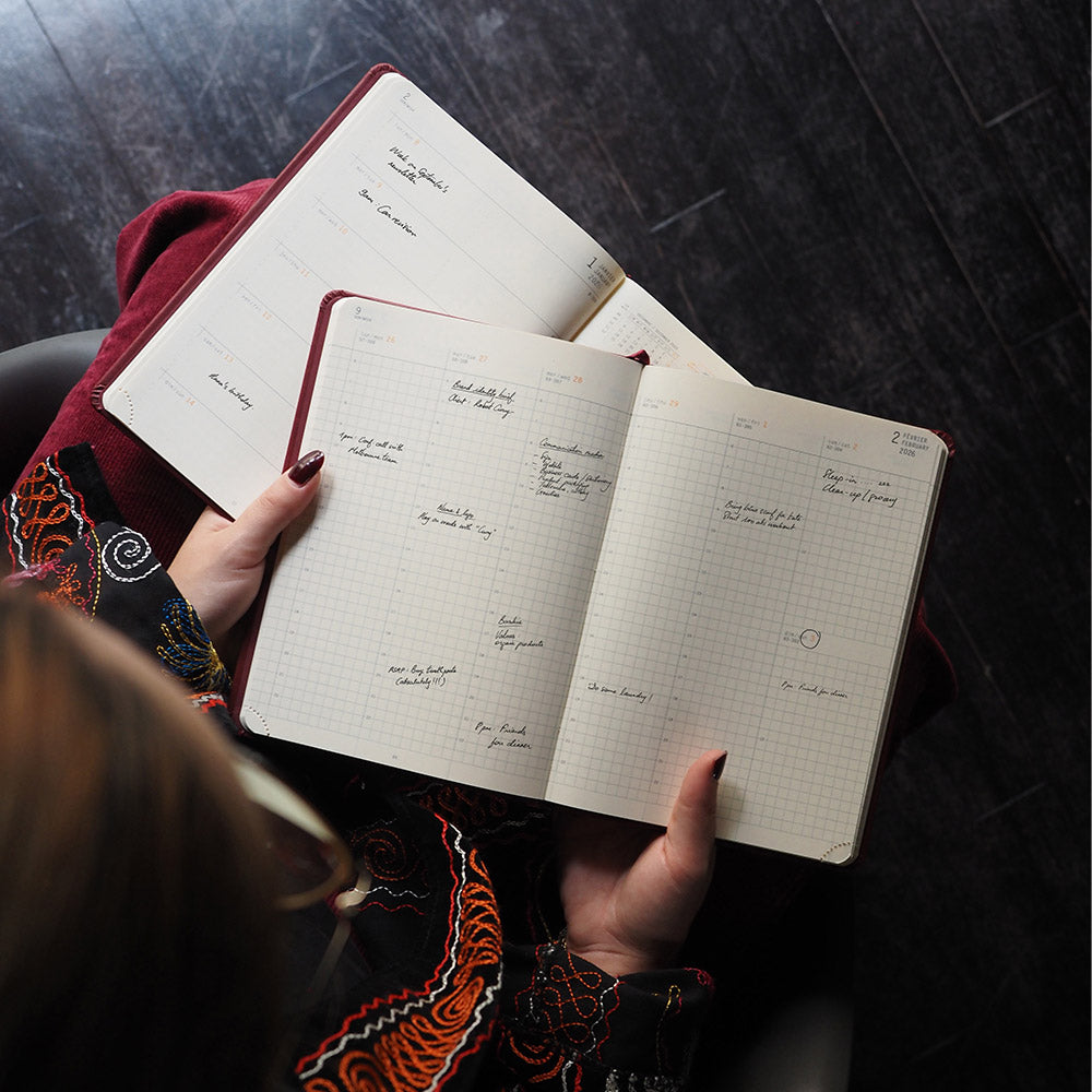 Rhodia Webplanner 2026 Diary A5 Vertical Poppy