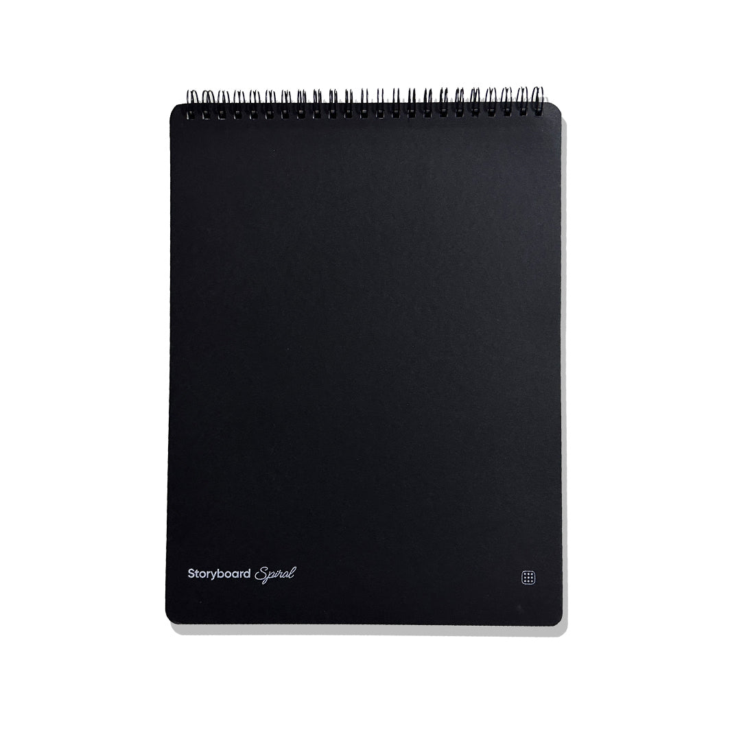 Endless Storyboard Spiral Notebook A4 Black