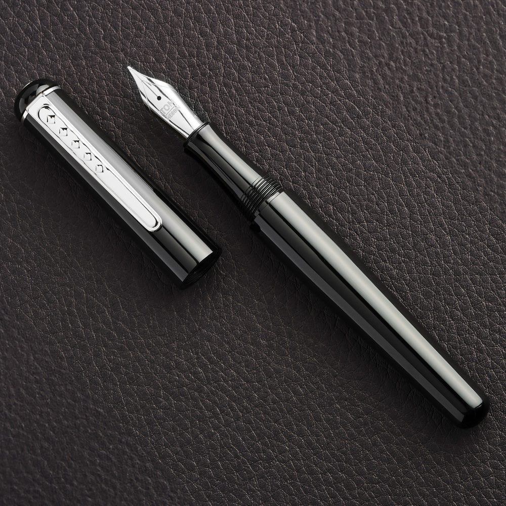 Tom Hessin Charles Collection Fountain Pen Birmingham Noir