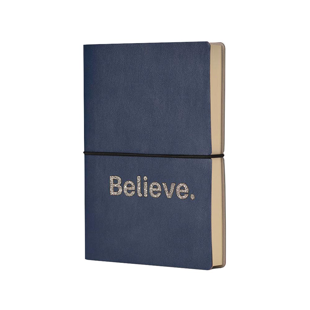CIAK Emotions Lined Notebook Ivory Paper Blue Believe A5