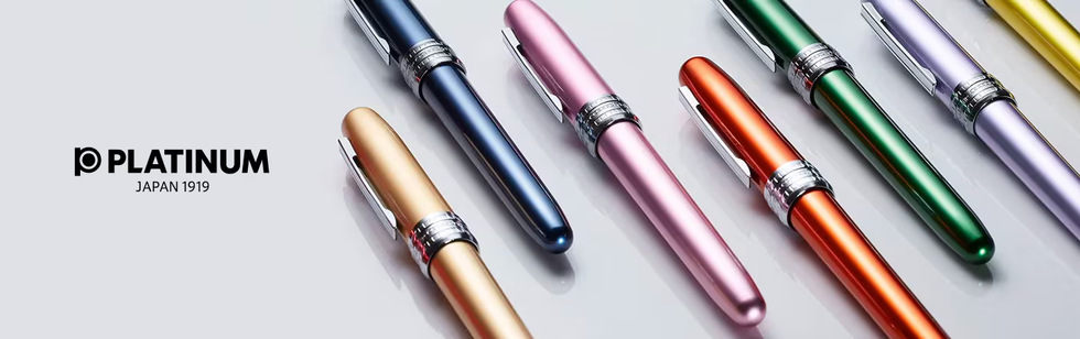 Platinum - fountain pens, ballpoints, brush pens and pencils