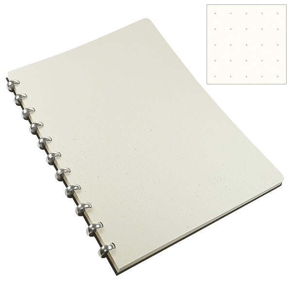 Atoma Elegant Disc-Bound Refillable Notebook A4