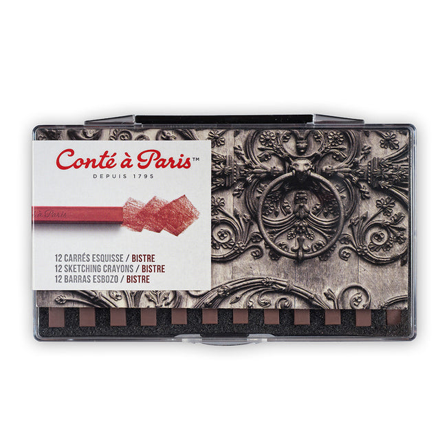 Conté à Paris Carre Sketching Crayons Bistre Set