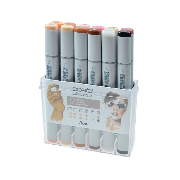 Copic Sketch Marker Pen Portrait Set of 12