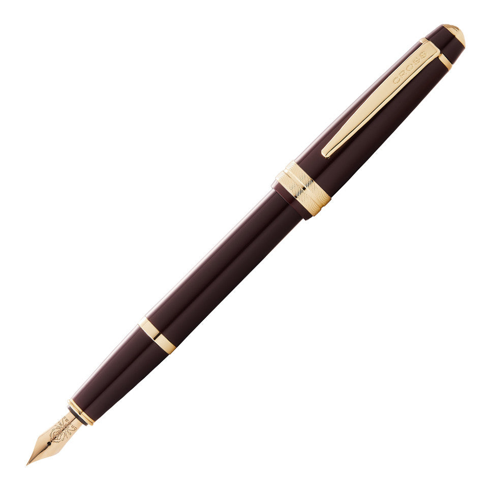 Cross Bailey Light Fountain Pen Burgundy Red with Gold Trim