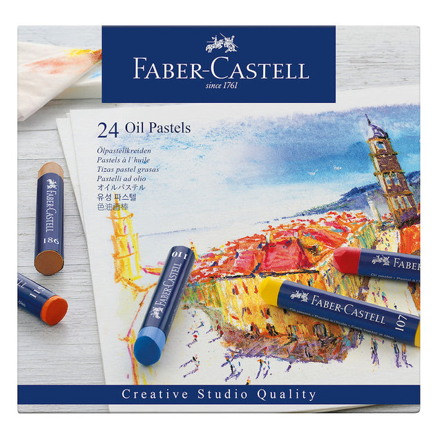 Faber-Castell Creative Studio Oil Pastels Box of 24