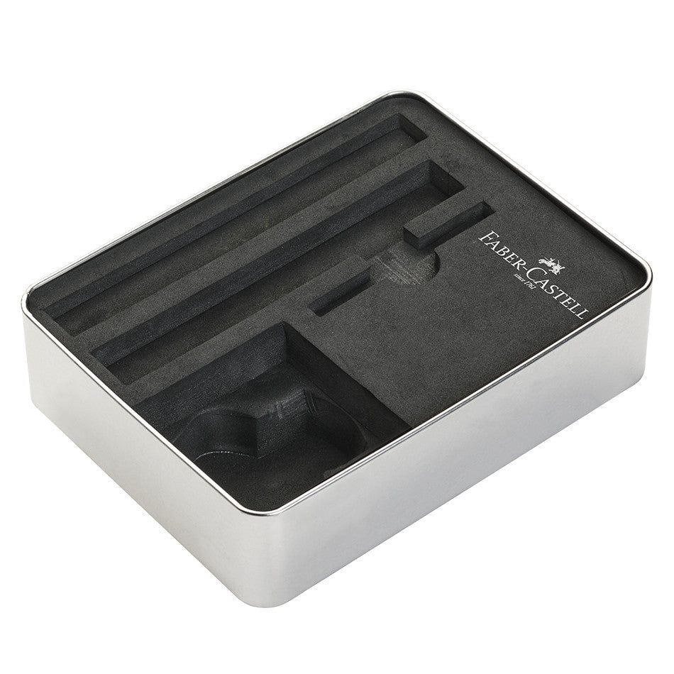 Faber-Castell Empty Tin Box for 2 Pens, Ink and Converter
