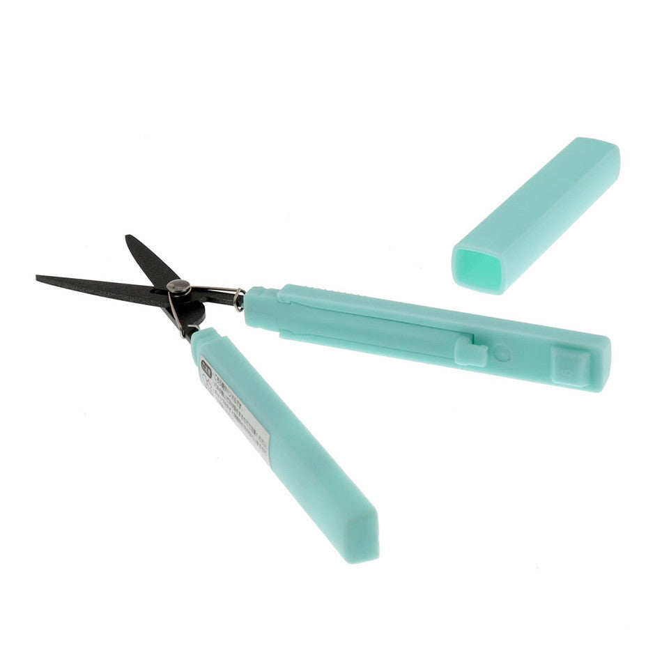 Sun-Star Stickyle Akeruno Scissors + Box Cutter Light Green