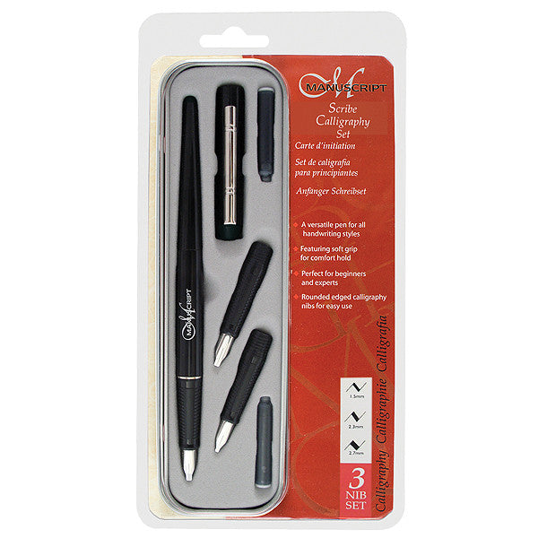 Manuscript Scribe Calligraphy 3 Nib Set