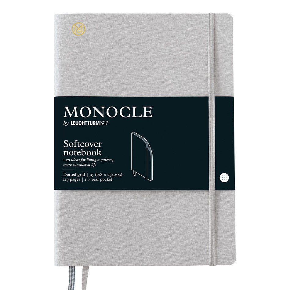 Monocle by Leuchtturm1917 Softcover Notebook B5 Light Grey