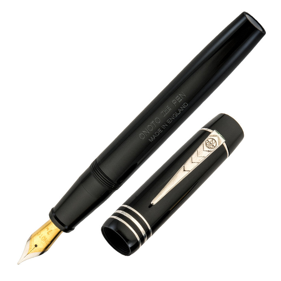 Onoto Magna Classic Fountain Pen Black Plain
