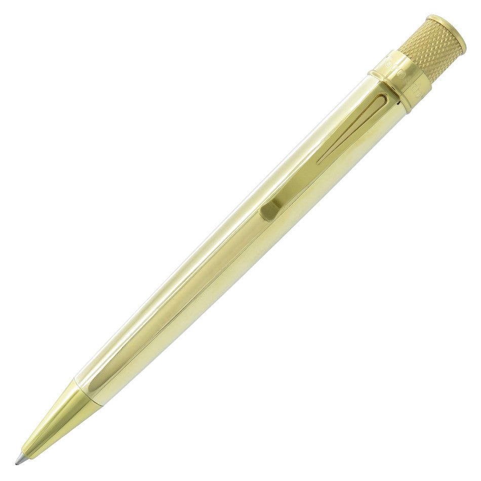 Retro 51 Tornado Vintage Metalsmith Rollerball Pen Raw Brass