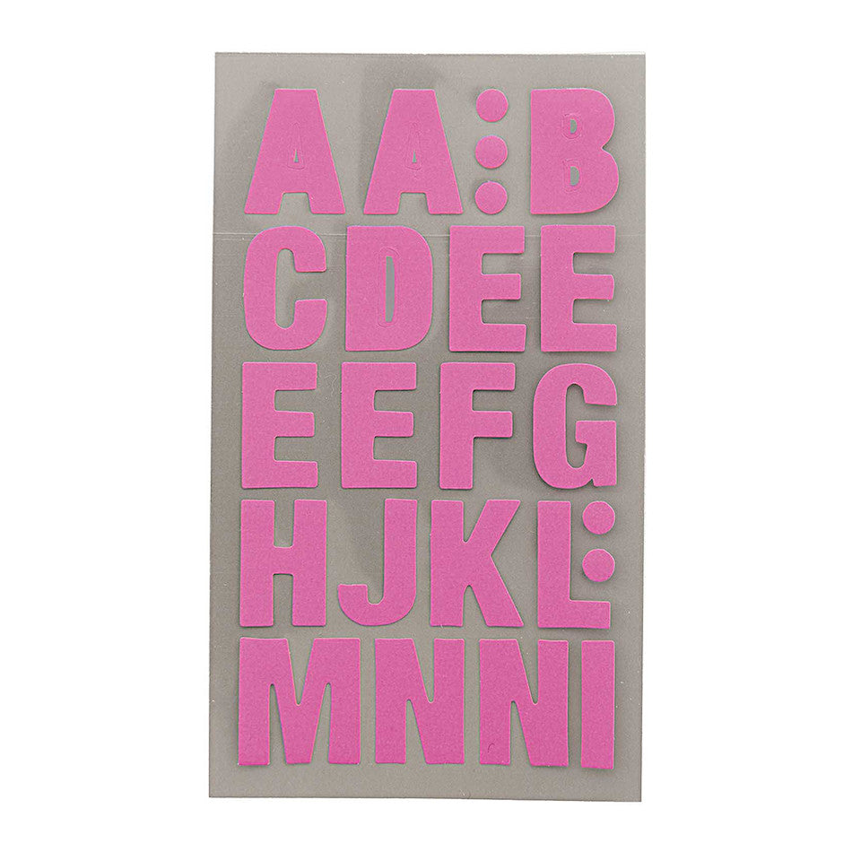Rico Office Sticker Neon Pink Letters