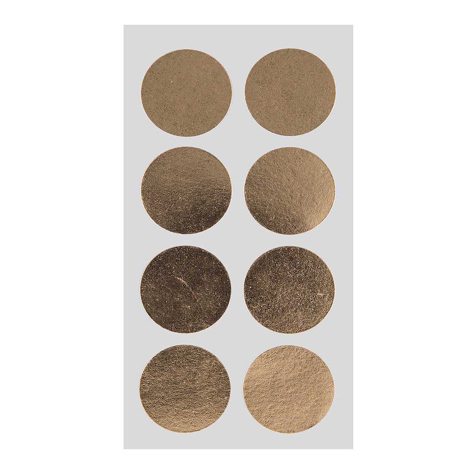 Rico Stickers Dots 25mm Gold