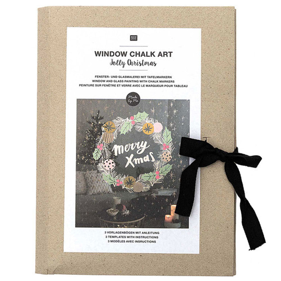 Rico Window Chalk Art Jolly Template Christmas