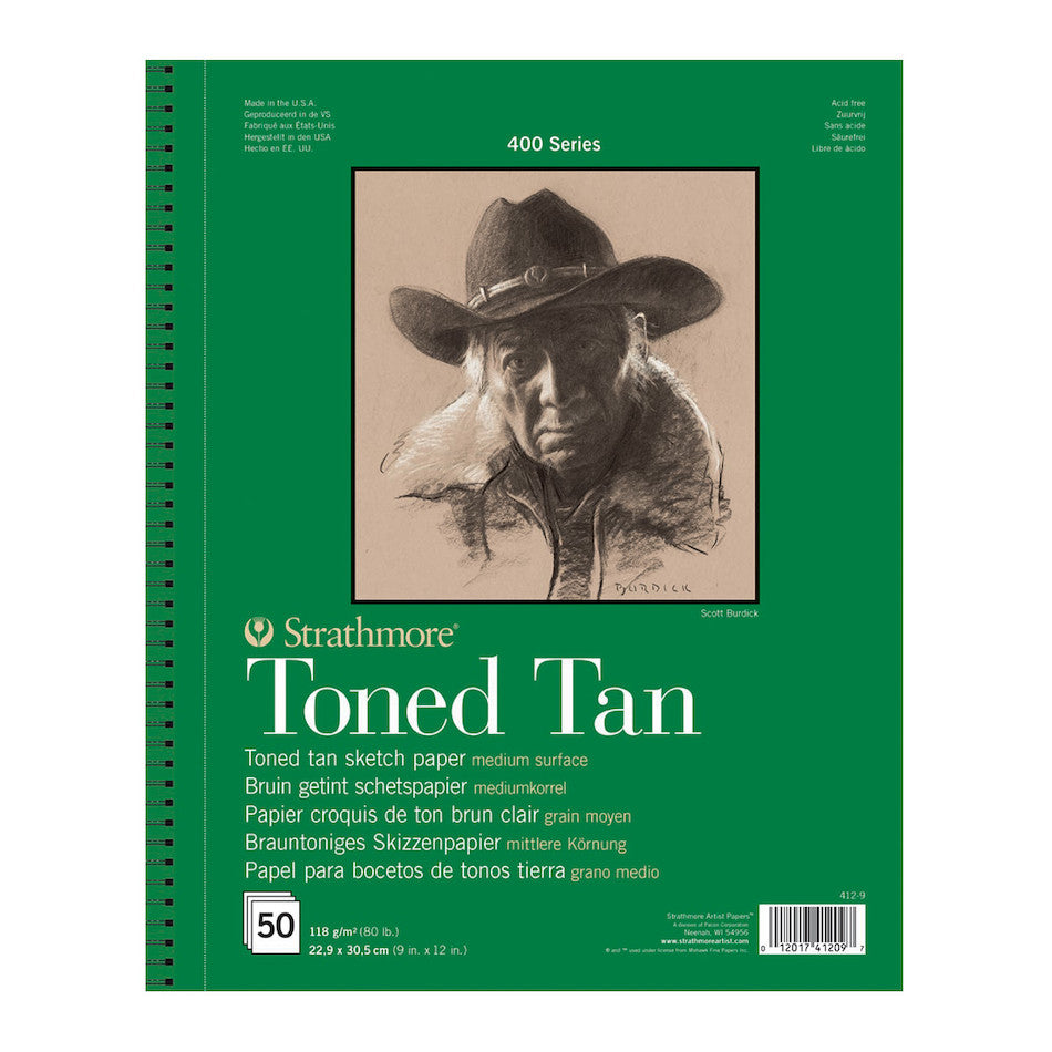 Strathmore 400 Toned Tan Sketch Pad 9x12