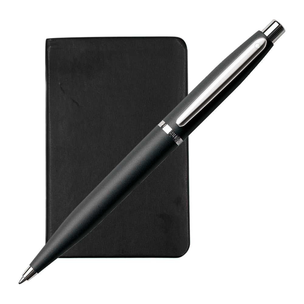 Sheaffer VFM G9405 Ballpoint Pen Matte Black with Nickel Trim and A6 N