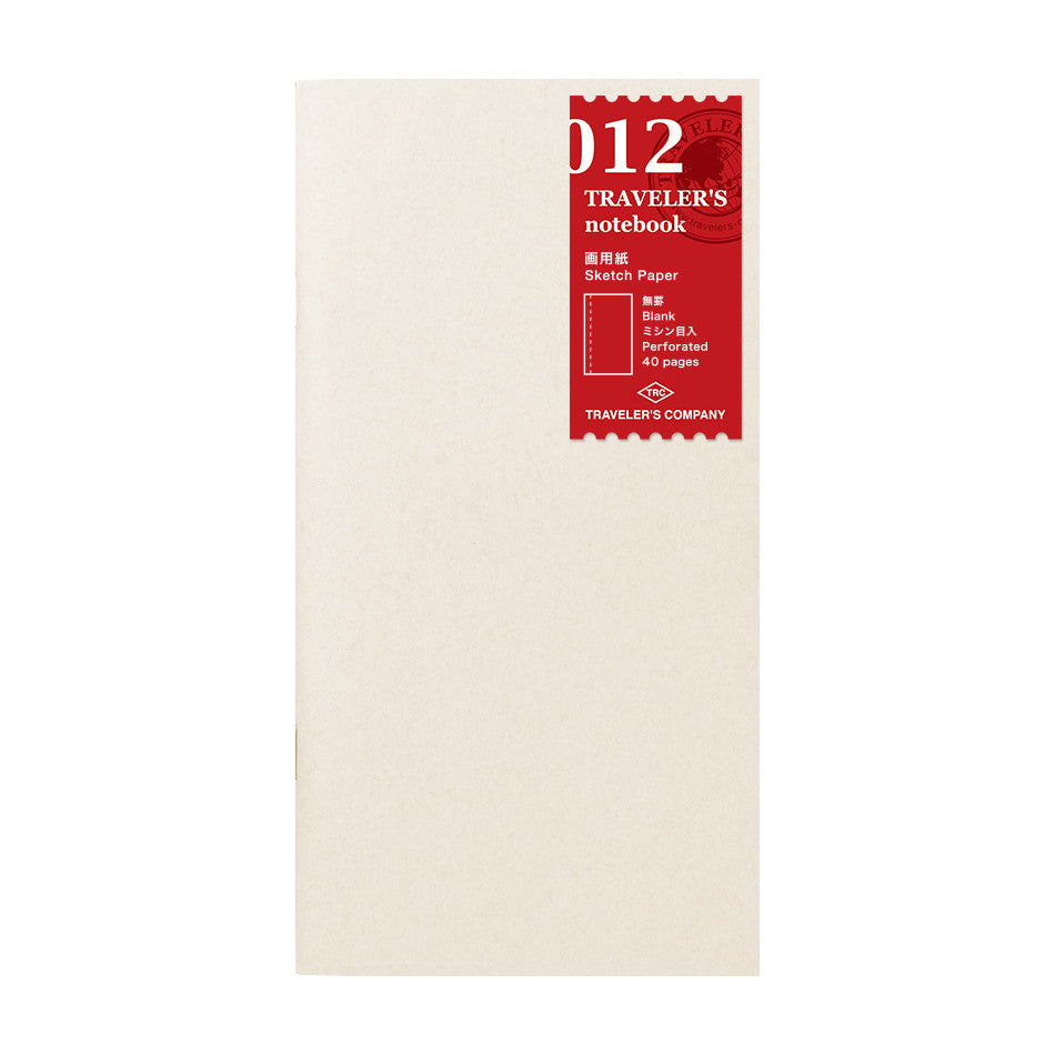 TRAVELER'S COMPANY Traveler's Notebook Sketch Paper Refill