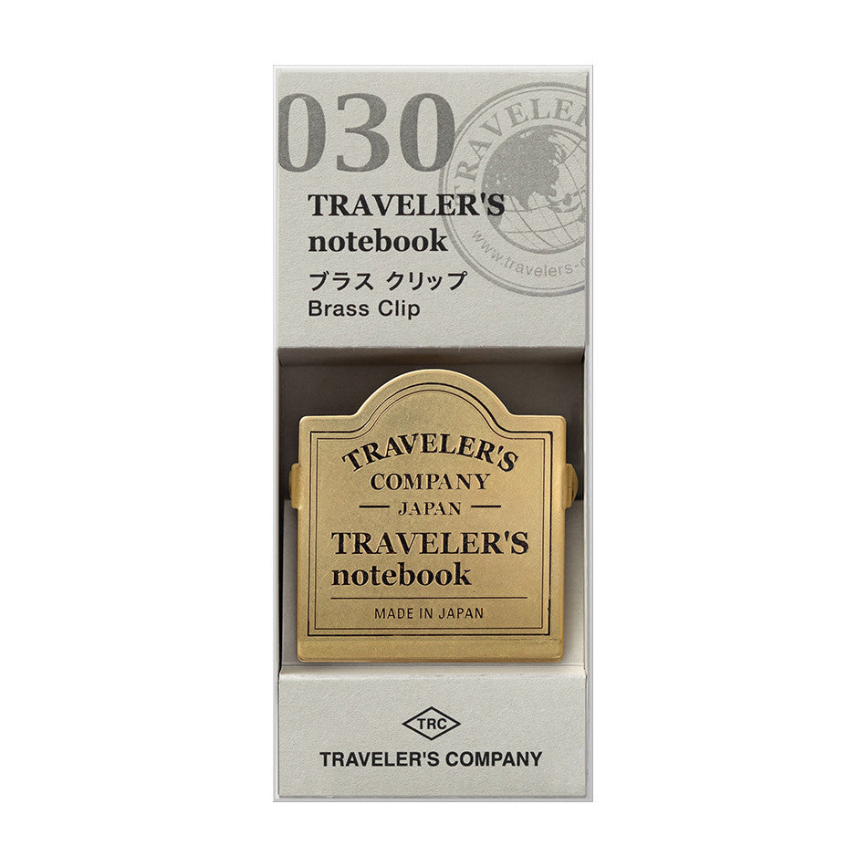 TRAVELER'S COMPANY Brass Clip Logo