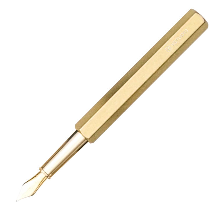 YStudio Classic Revolve Fountain Pen Brass
