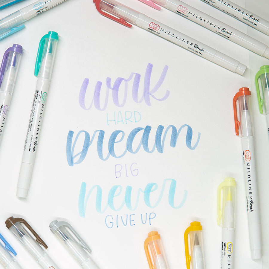 Zebra Mildliner Twin Tip Brush Pen